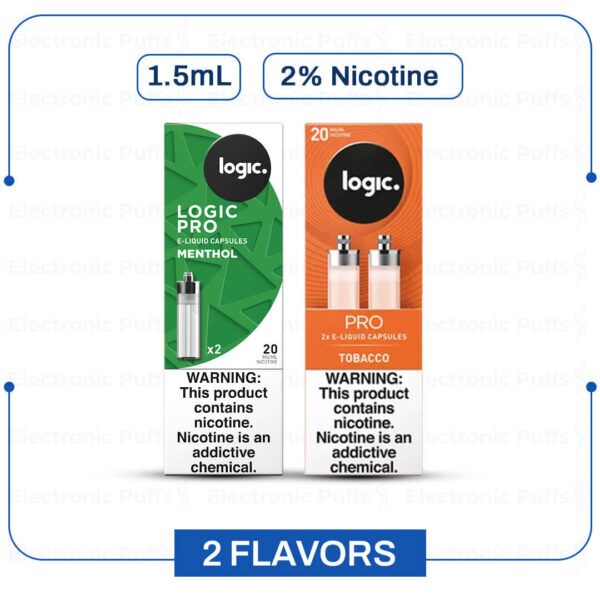 Buy Logic Refills Online | Logic Pods Refills | Electronicpuffs